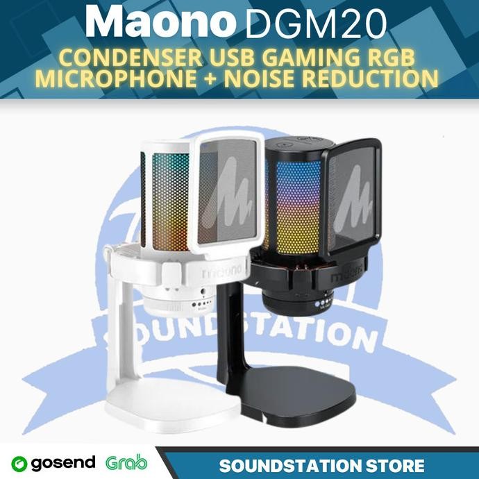 Jual TERMURAH MAONO DGM20 Condenser USB Gaming RGB Microphone + Noise Reduction DM20 | Shopee ...