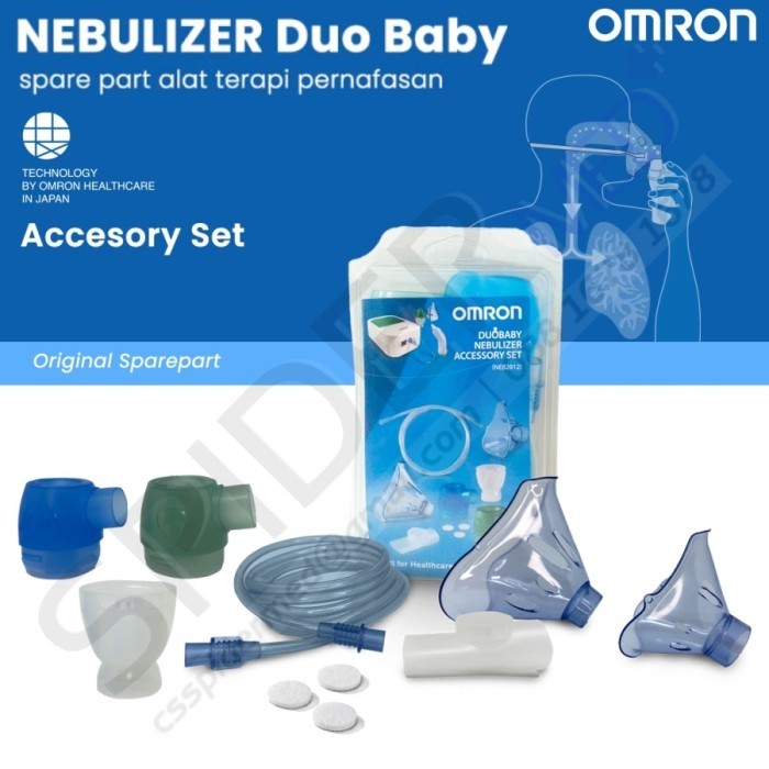 Jual Omron Nebulizer Kit Duo Baby NE-C301 / NEC301 / NE C301 / NEC 301 ...