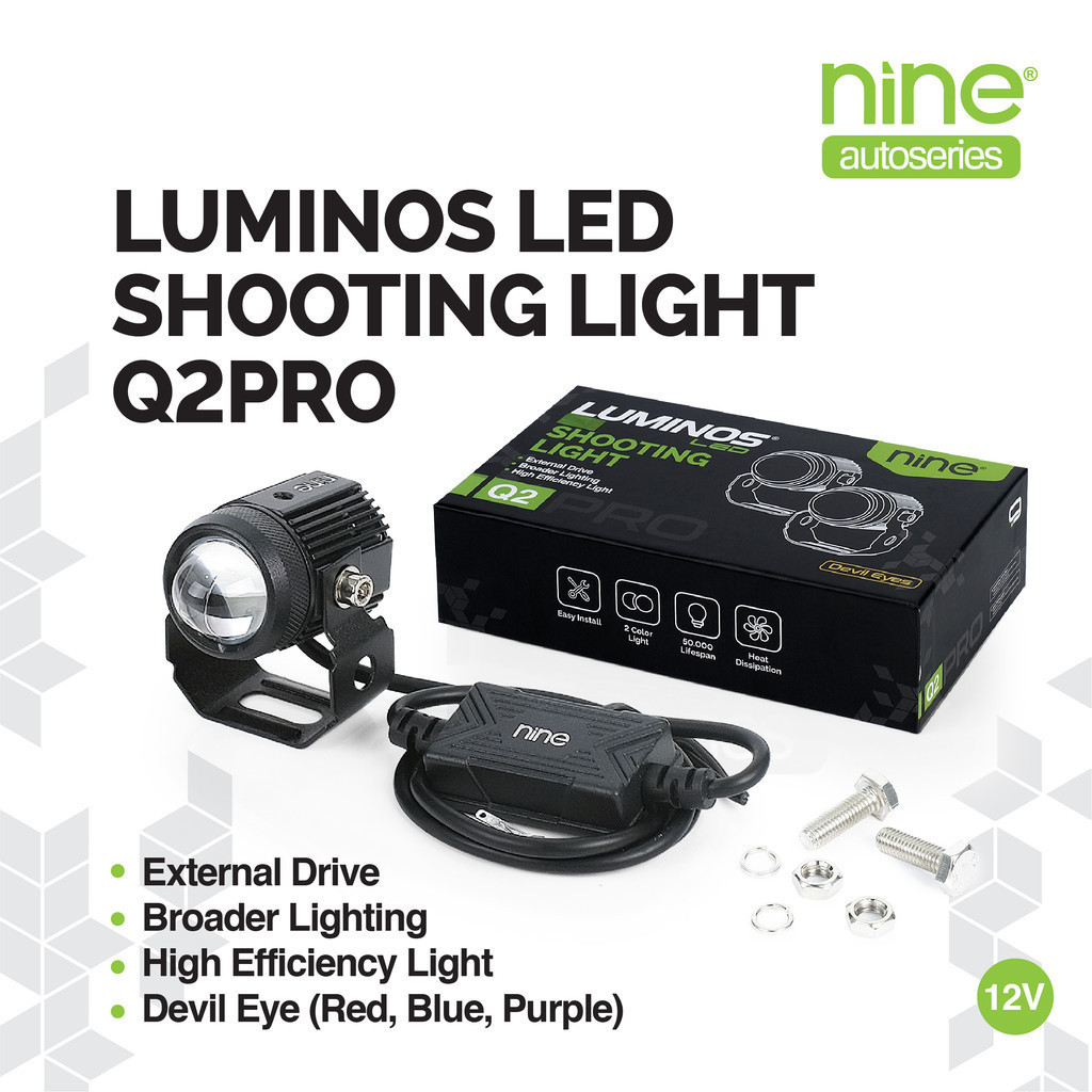 Jual Lampu Tembak LED Luminos Q2 32W Lampu Tembak Mini Devil Eye Laser ...