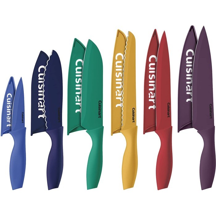 Jual Produk Ready Cuisinart Advantage 12 pcs Color Knife set Stainless ...