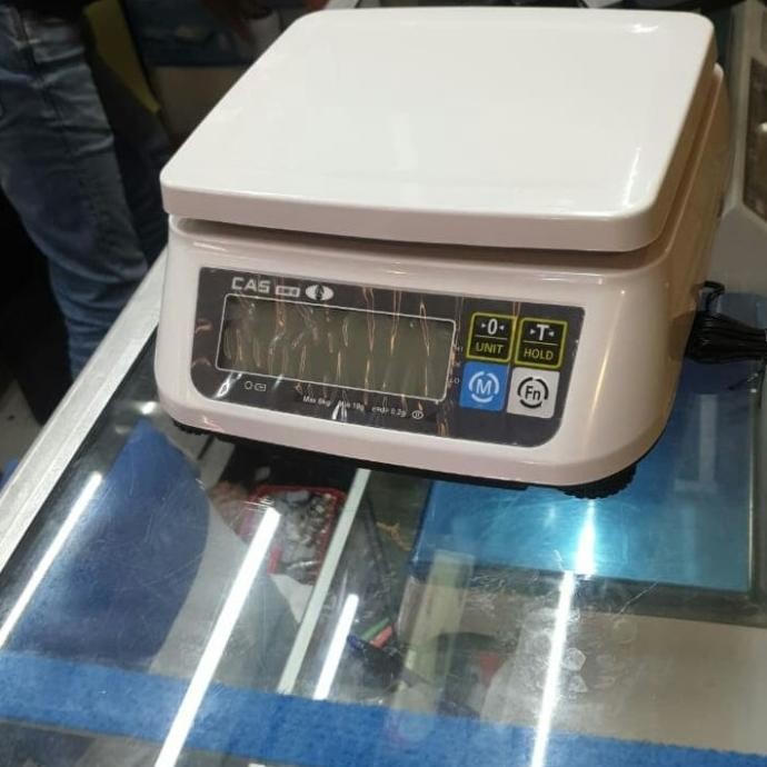 Jual timbangan meja digital cas sw II lcd double display | Shopee Indonesia