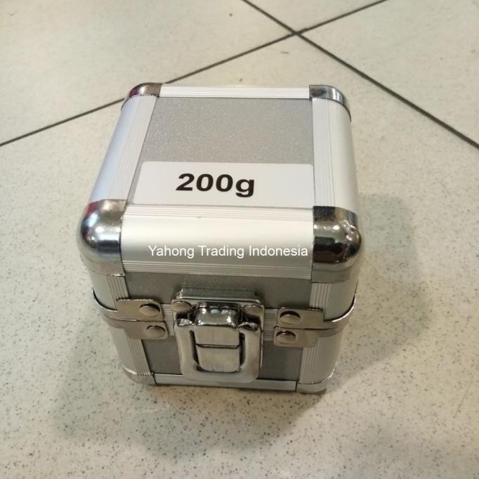 Jual Anak Timbangan Kalibrasi Batu Timbangan F1 Series 200g + BOX ...