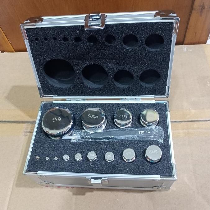 Jual Satu Set Batu Timbangan / Anak Timbangan Calibrasi 1gr -1Kg M1 | Shopee Indonesia