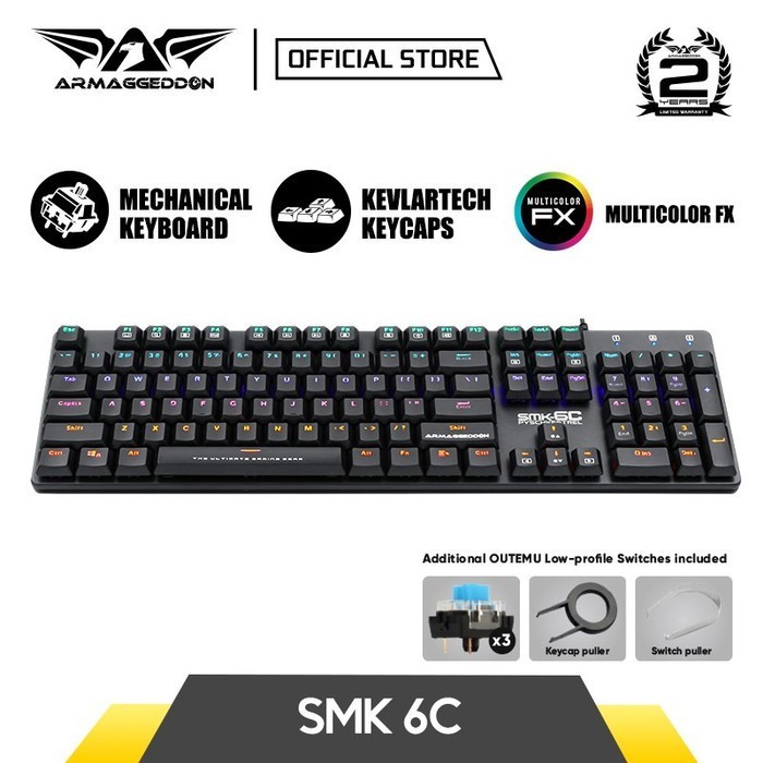 Jual Armaggeddon Keyboard Gaming Smk-6C Rgb Psychkestrel - Armagedon ...