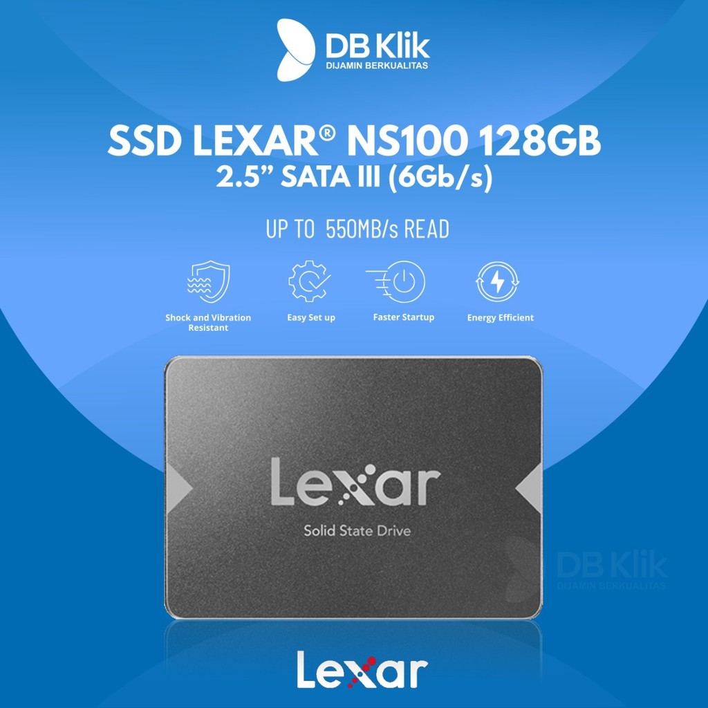 Jual Lexar Ssd Ns100 128Gb Sata 2.5 Inch - Ssd 128Gb 2.5" Sata Iii ...