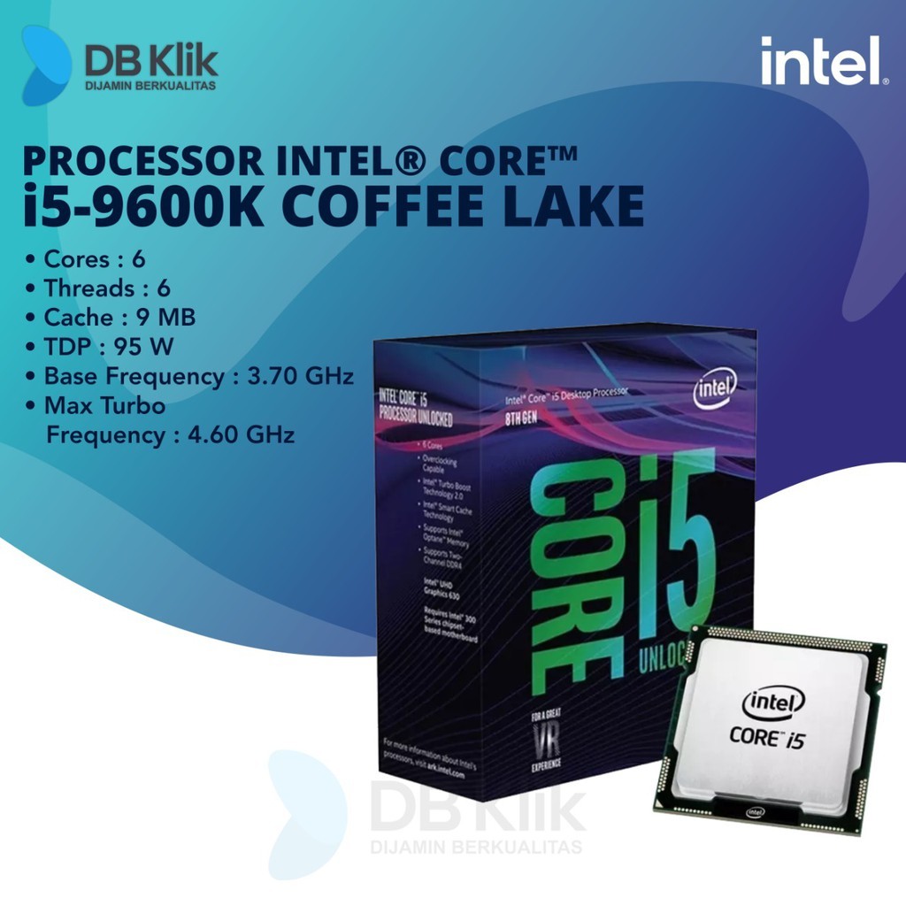Jual Intel Processor Core I5 9600K Coffee Lake Refresh 3.7 Ghz Lga 1151 | Shopee Indonesia
