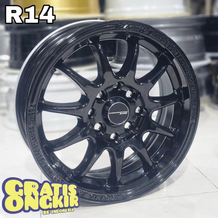 Jual velg mobil r14 WORK ZR10 velg ring 14 wuling air ev Agya Ayla ...
