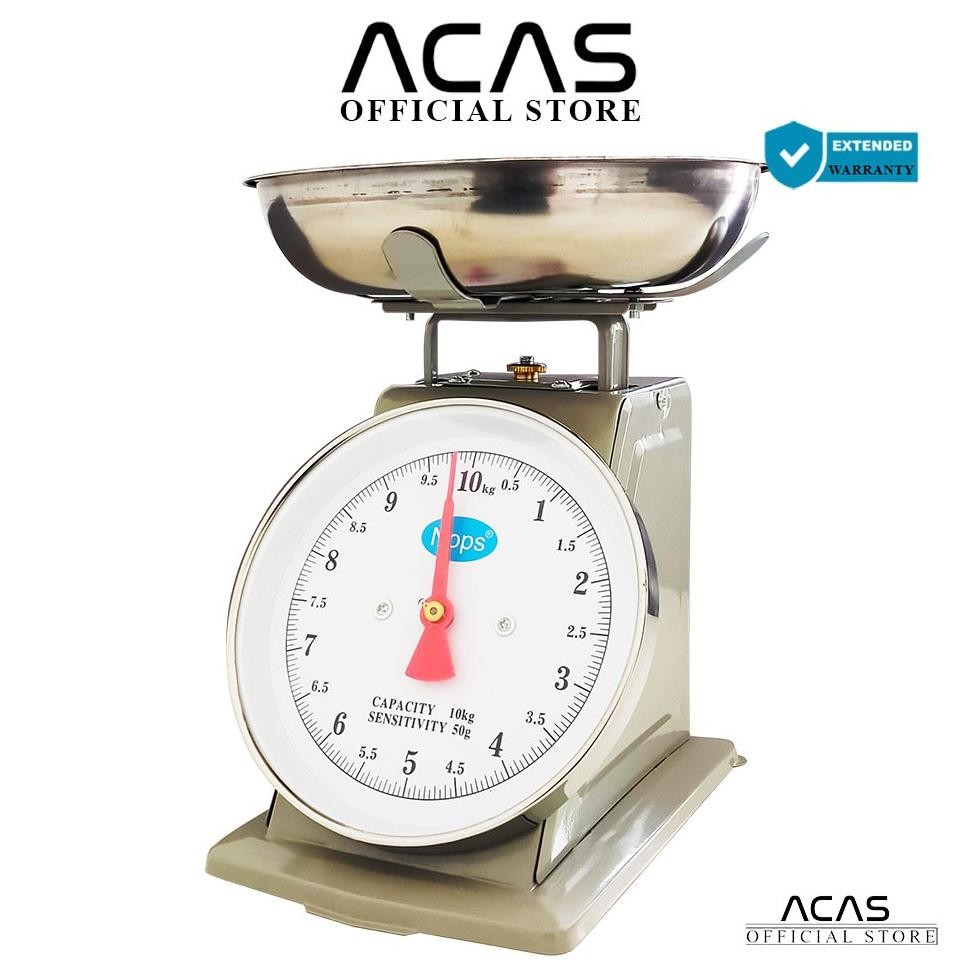Jual PENAWARAN TERBATAS ACAS Timbangan Mangkok Jarum 10 Kg - 20 kg - 30 Kg Analog Manual Besi ...