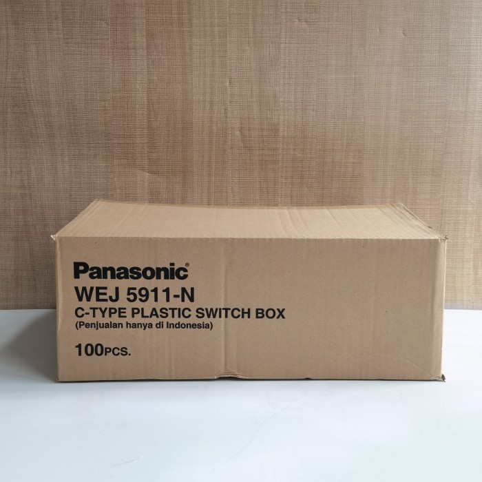 Jual Panasonic Embodus (Ib) C-Type Plastic Switch Hitam 100 Pcs (Wej ...
