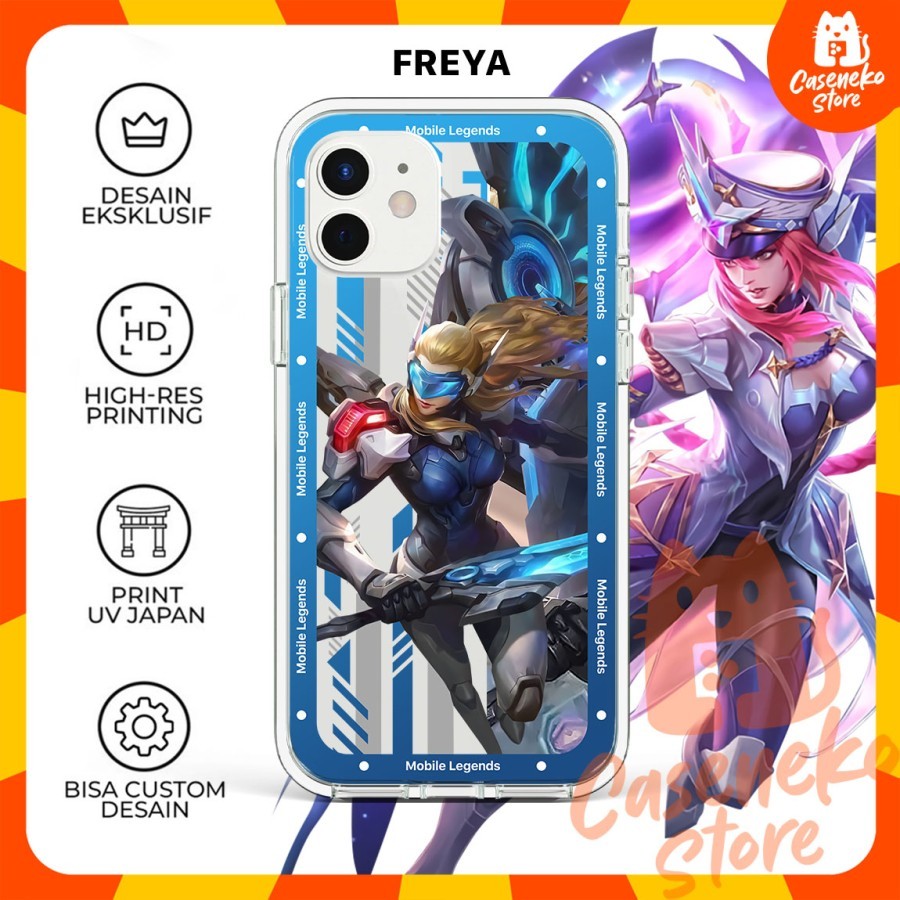 Jual Custom Case Freya Mobile Legends MLBB Casing Smartphone Phone HP 3 ...