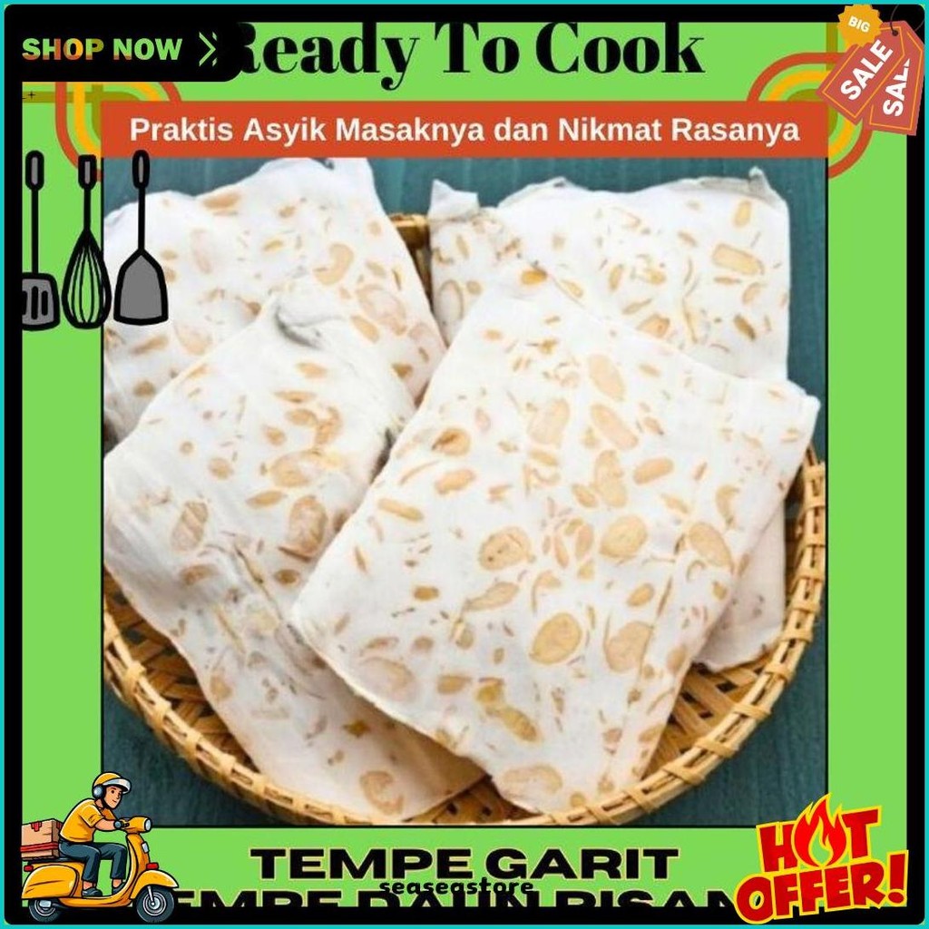 Jual Tempe Daun Tempe Kedelai Asli Tempe Mendoan Tempe Bungkus Daun ...