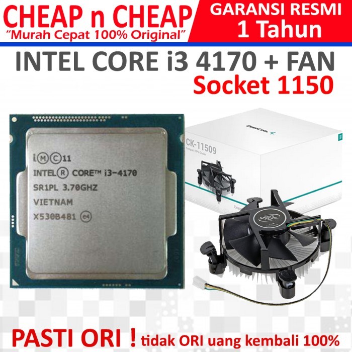 Jual HARGA DISC - Intel Core i5 4590 Tray + Fan - Intel LGA 1150 H81 ...