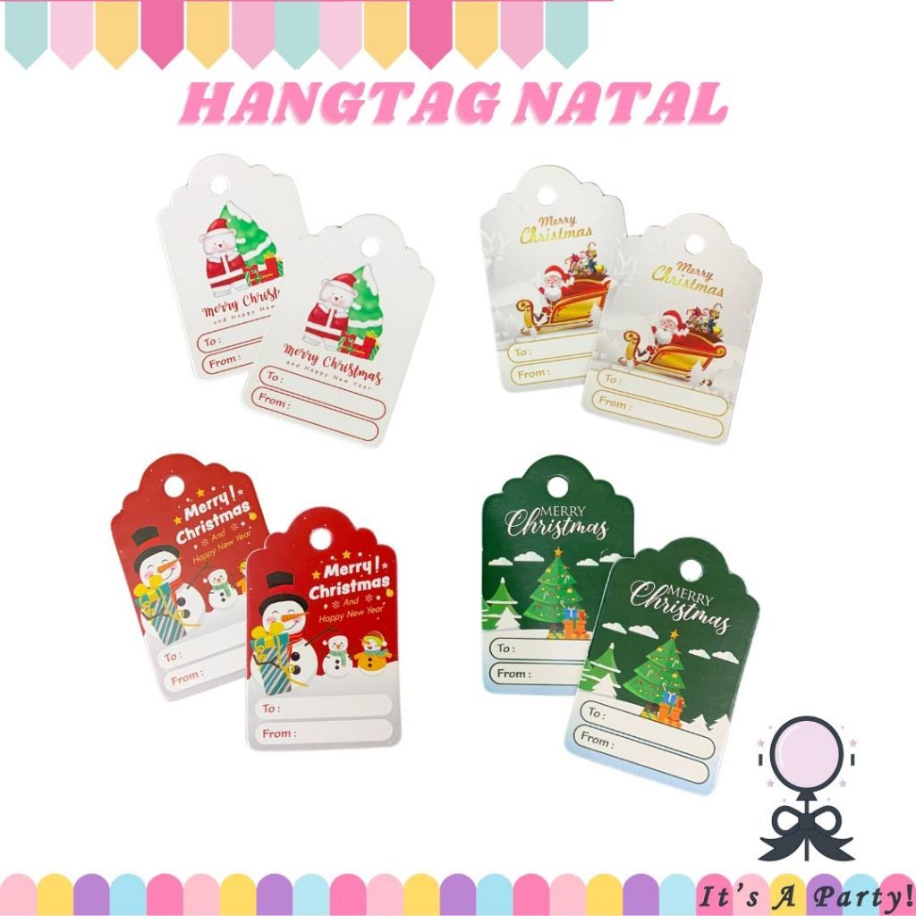 Jual 1 Pcs Hangtag Premium Natal Hangtag Merry Christmas Hangtag Murah ...
