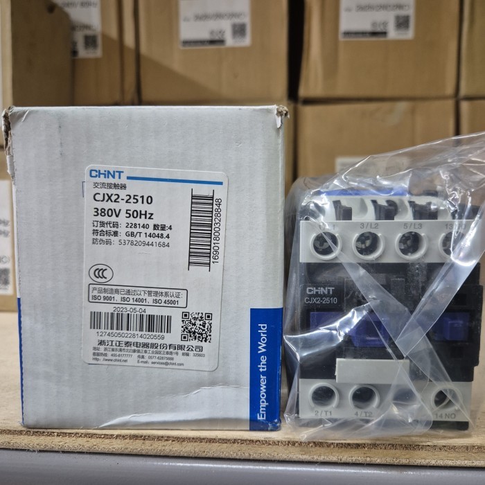 Jual Contactor/Kontaktor Chint Cjx2-2510 380V | Shopee Indonesia