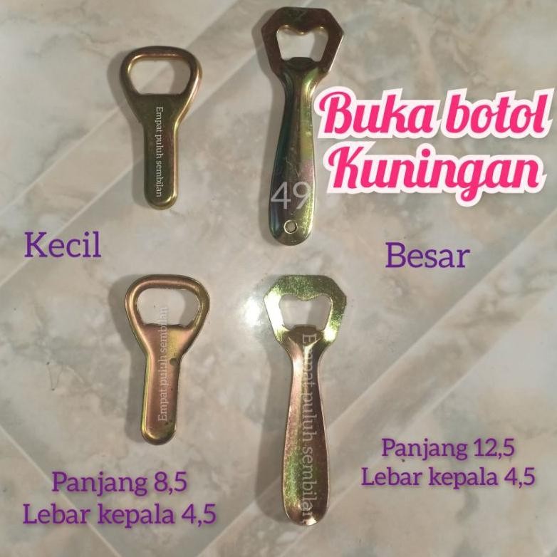 Jual PENAWARAN TERBATAS alat pembuka botol besi kuningan / alat buka ...