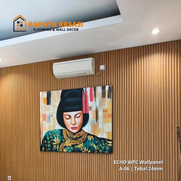 Jual Mantab Wpc Wallpanel Tebal 24Mm (Echo Wood Panel) Kisi Kisi Kayu ...