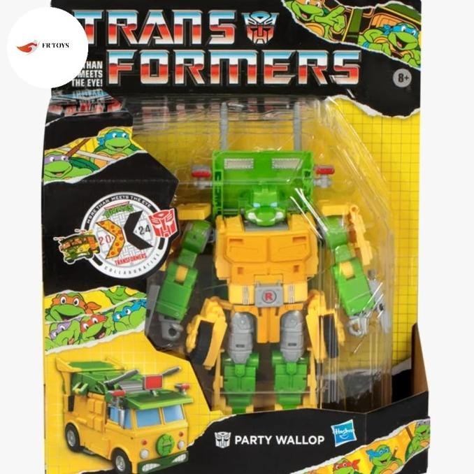Jual Transformers Collab TMNT x Transformer Party Wallop F9656 | Shopee ...