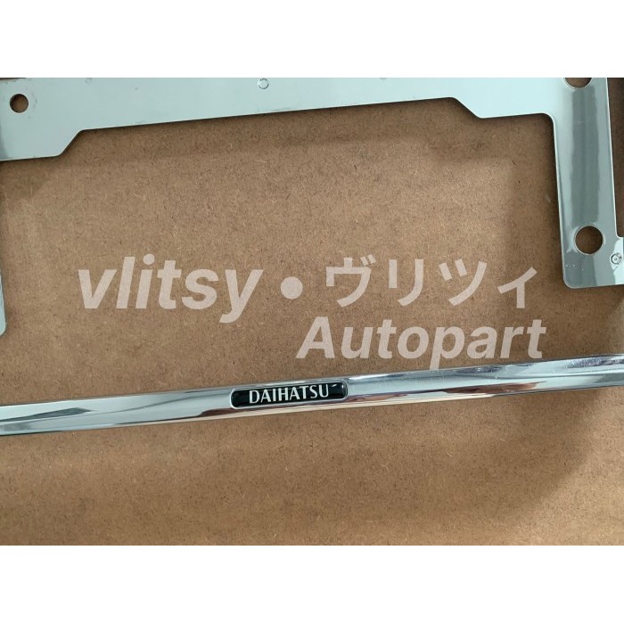 Jual Frame Plat Nomor Jdm Daihatsu Original Japan | Shopee Indonesia