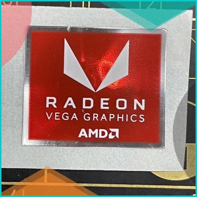Jual Sticker stiker logo AMD Radeon VEGA Graphic ori thn 2020 11OKTZ4 ...