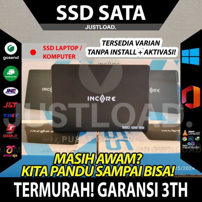 Jual SSD LAPTOP 256GB KOMPUTER SSD SATA 2.5" 256 GB SSD INCORE GARANSI ...
