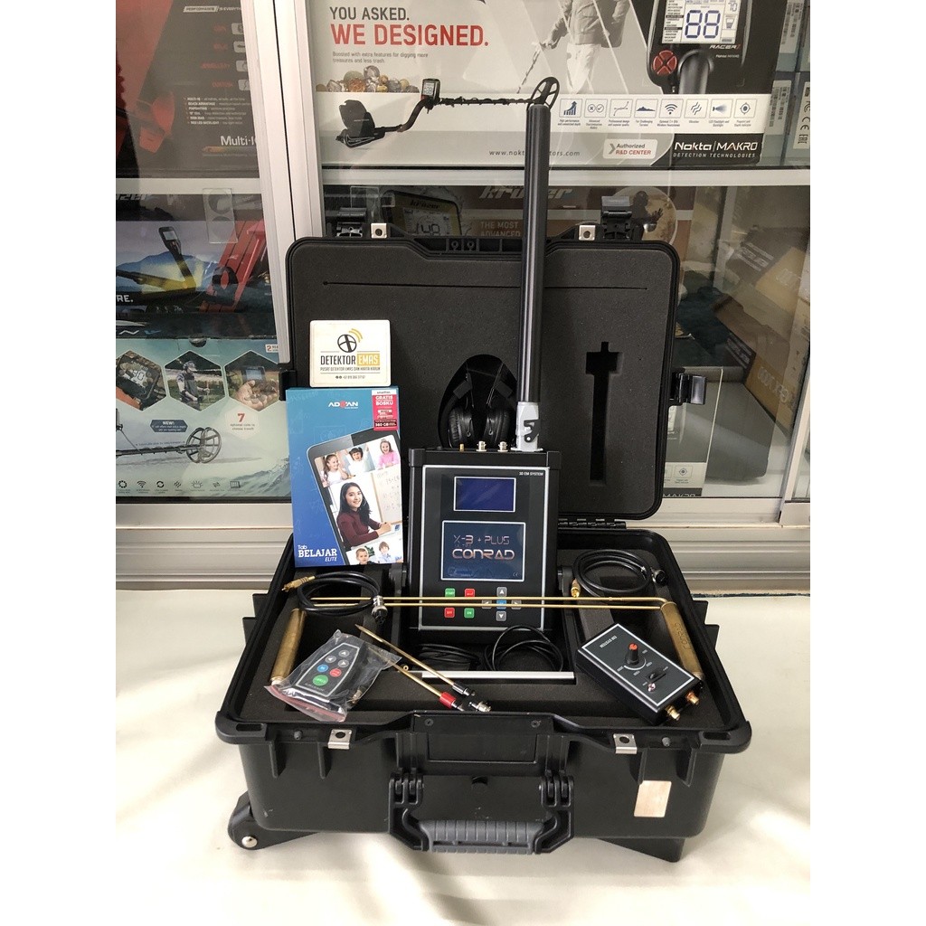 Jual CONRAD X3 ULTRA SECOND - Metal Detector Jarak Jauh-Detektor 3D ...