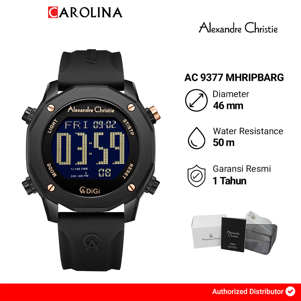 Jual Jam Tangan Alexandre Christie AC 9377 MHRIPBARG Pria | Shopee ...