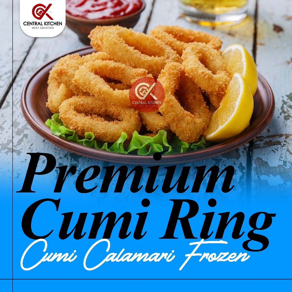 Jual Premium Squid Ring Calamari Impor / Cumi Ring Bersih 1 kg | Shopee ...