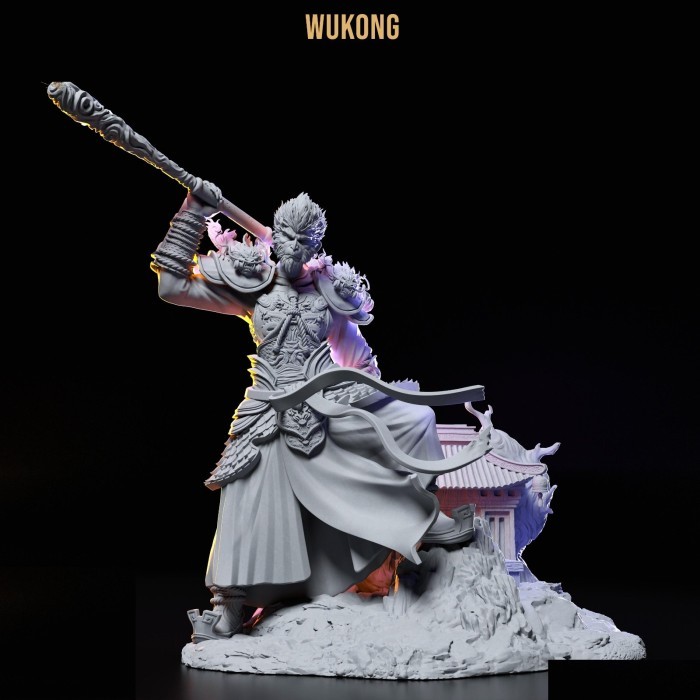 Jual sun wukong black myth collection resin kit figure | Shopee Indonesia