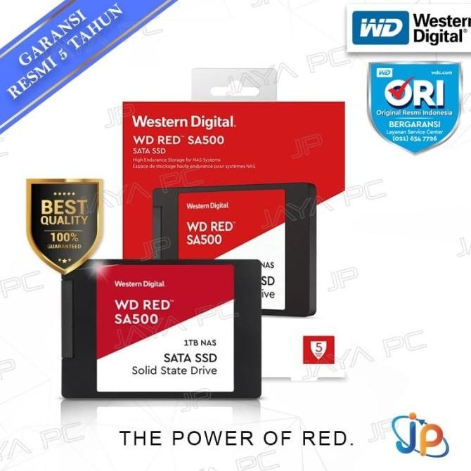 Jual WD RED SA500 NAS SSD 1TB SATA 3 - WDC RED NAS 1 TB 2.5" ORIGINAL ...