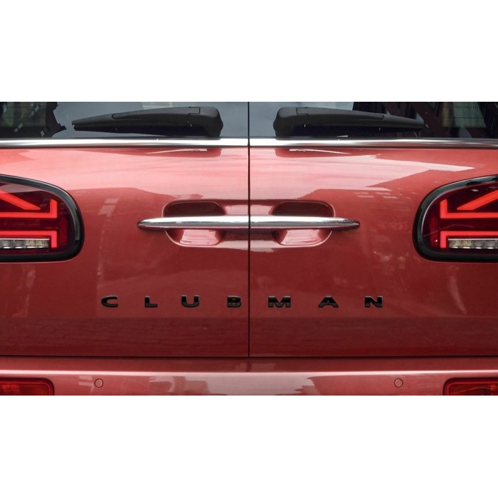 Jual Original Mini F54 Clubman Piano Black Logo Emblem Belakang Hitam ...