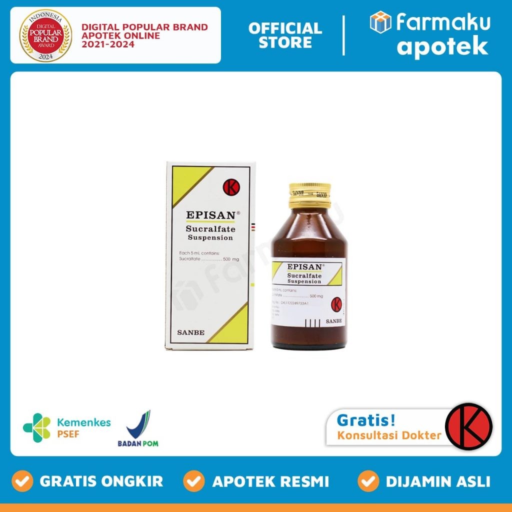 Jual Episan Syrup 100 ml | Shopee Indonesia