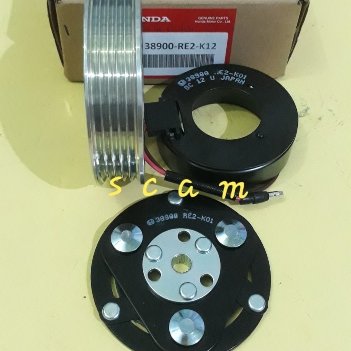 Jual Magnet Clutch Pully Kompresor Ac Honda Brio 1200Cc Original Asli ...