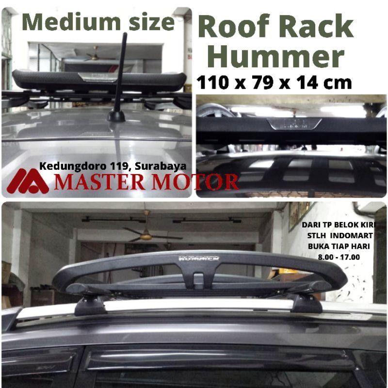 Jual Rak Mobil Hummer Foxco Hitam Medium/Large Roofrack Rack Rush ...