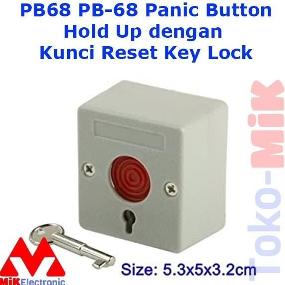 Jual Update PB-68 Panic Button Hold Up Tombol Panik Kunci Reset Key ...