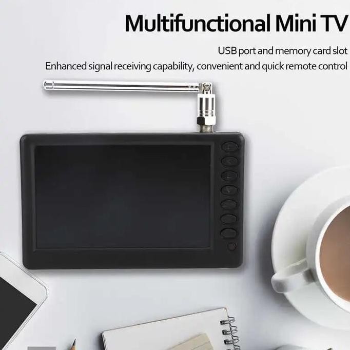 Jual Taffware Portable HD TV Monitor 5 Inch DVB-T2 + Analog - D5 ...