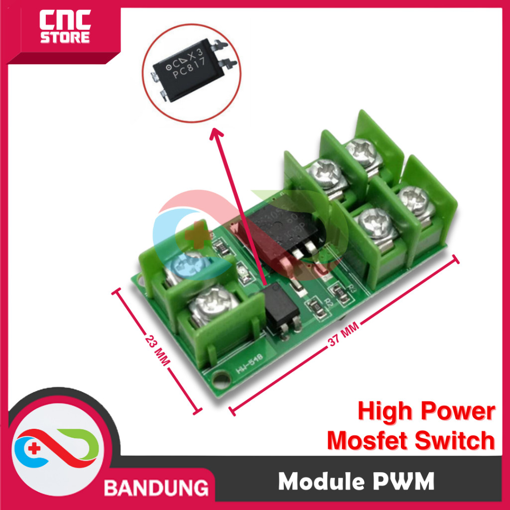 Jual HIGH POWER MOSFET SWITCH RELAY MODULE PWM CONTROL ISOLATED ...
