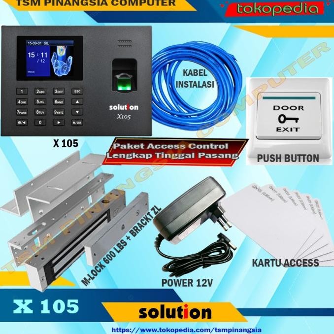 Jual Hits!! Paket Akses Door Solution X105 Id - Untuk Pintu Kayu ...