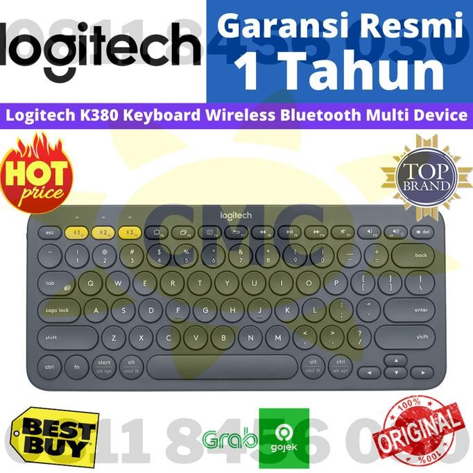 Jual New | Berkualitas Logitech K380 K 380 Keyboard Wireless Bluetooth Multi Device Black ...