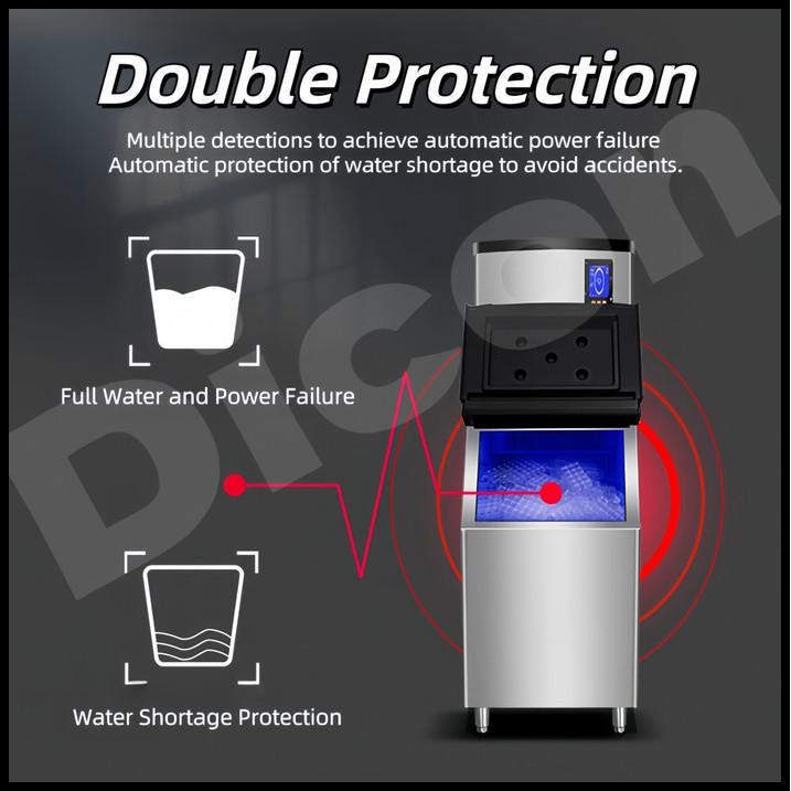 Jual DICON SF - 500 MESIN ES BATU COMMERCIAL CUBE ICE MAKER 450KG ...