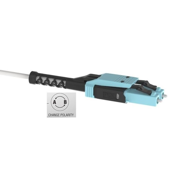 Jual Fiber optic panduit LC-LC OM4 3 meter / uni boot pull boot ...