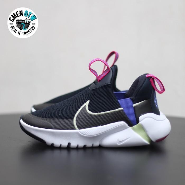 Jual Sepatu anak original nike flex runner plus 2 black purpel | Shopee ...