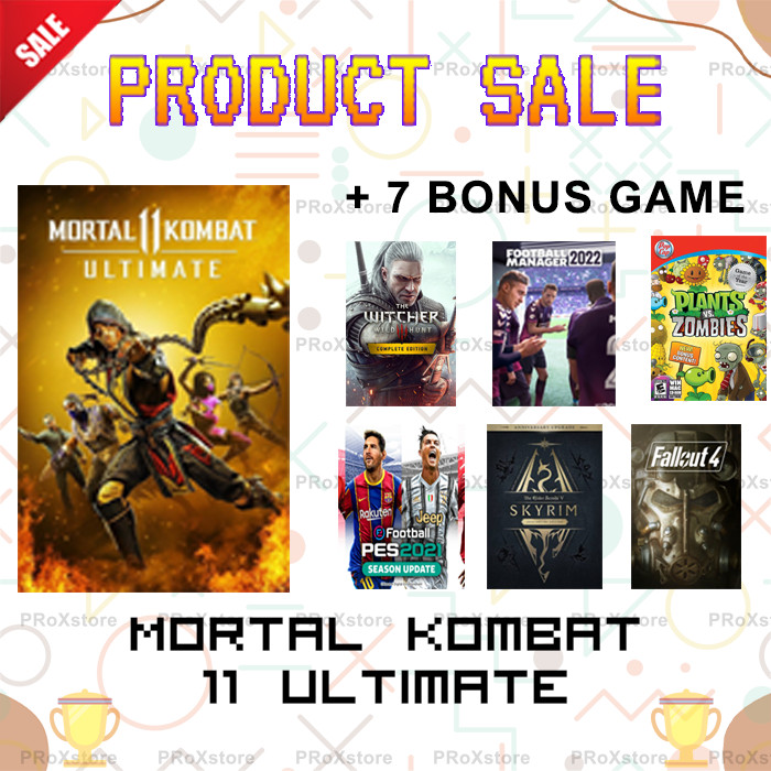 Jual Mortal Kombat 11 Ultimate + Fallout 4 + The Witcher 3 Wild Hunt G.O.T.Y Edition + Football ...