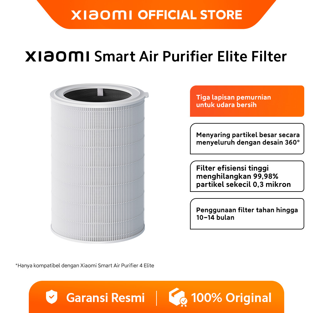 Jual Xiaomi Smart Air Purifier Elite Filter | Tiga lapisan pemurnian ...