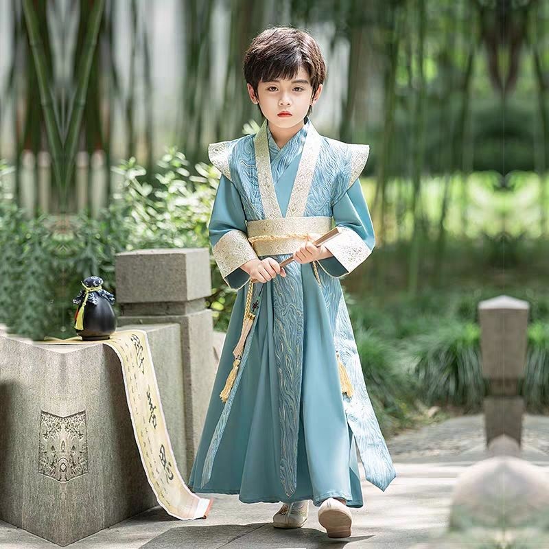 Jual Boy Ancient Costume Style Handsome Chivalrous Chinese Tang Suit ...