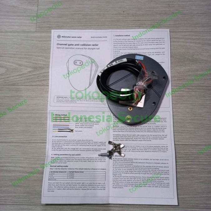 Jual Radar Sensor Detector Barrier Gate Boom Gate Pengganti Vld Loop ...