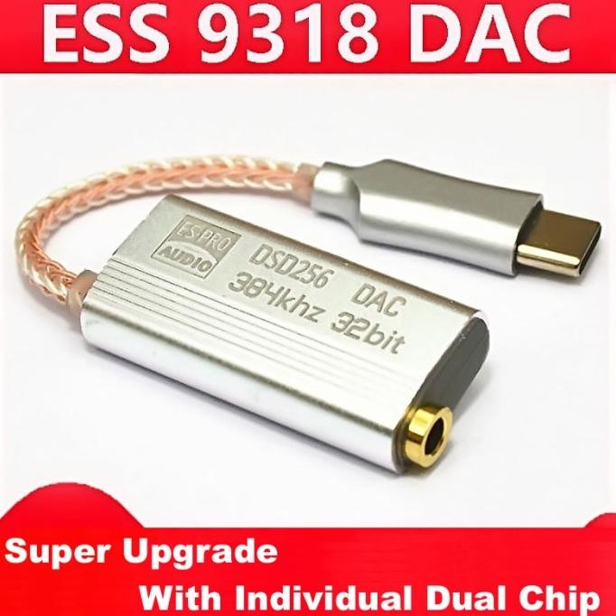 Jual Produk Baru!! Portable Amplifier ESS SABRE DAC ES9118 Type C to 3 ...