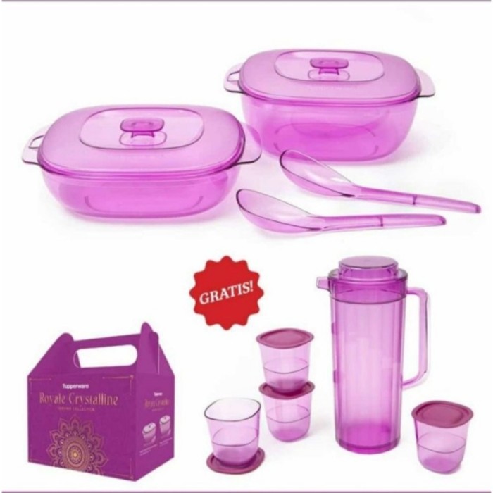 Jual crystalline set tupperware | Shopee Indonesia