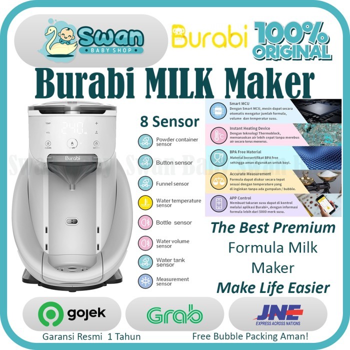 Jual Burabi Milk Maker / Smart Formula Milk Maker / Mesin Susu Otomatis ...
