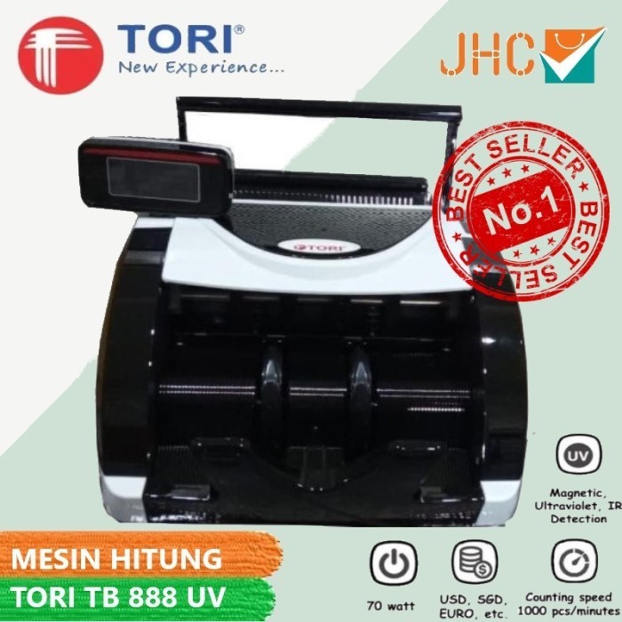 Jual HARGA DISC - bill counter TORI Mesin Hitung Uang 888 UV Money ...