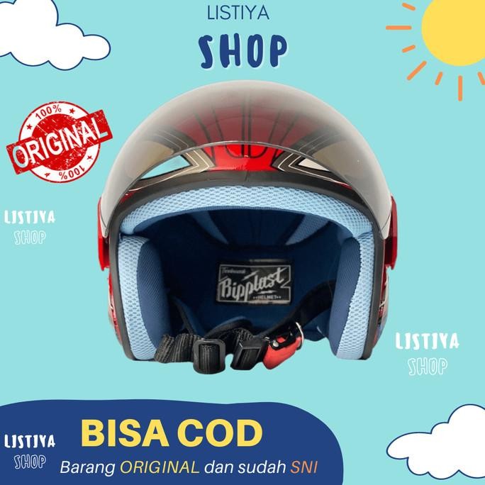Jual Helem Motor Anak SNI Helm anak Cewek Cowok Motif PWM | Shopee ...